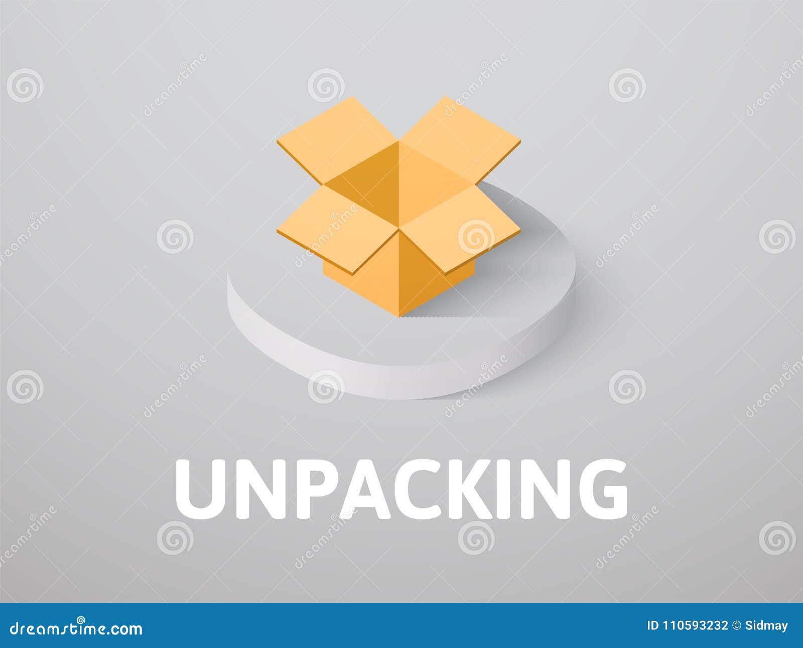 Unpacking Icon. Trendy Unpacking Logo Concept On White Background From ...