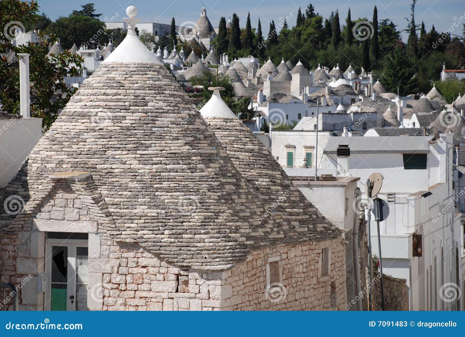 Unpainted Trullo stock image. Image of historic, brown - 7091483