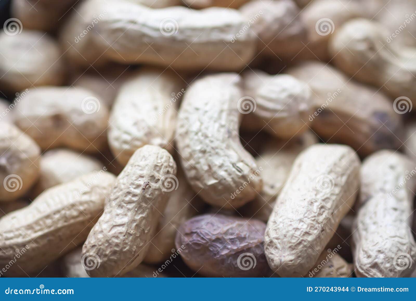 Unpeeled Nuts Close Up. Peanuts Stock Photo - Image of white, unpeeled ...
