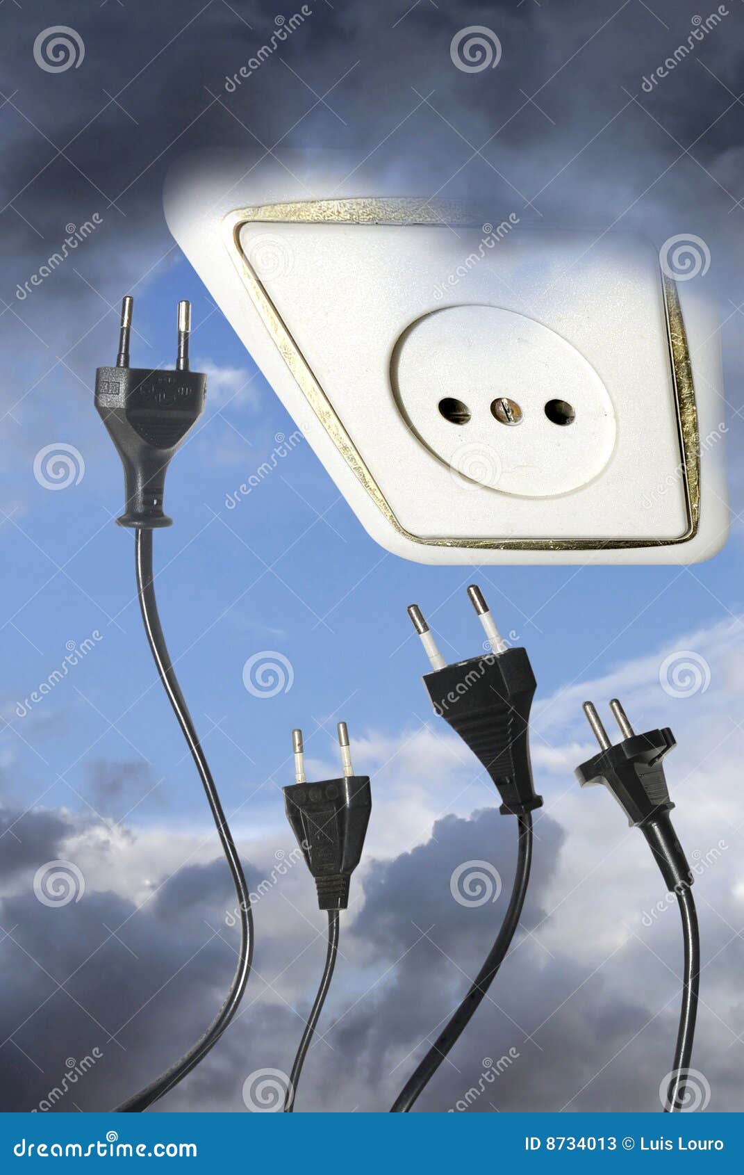Unplug stock image. Image of appliances, industry, connection - 8734013