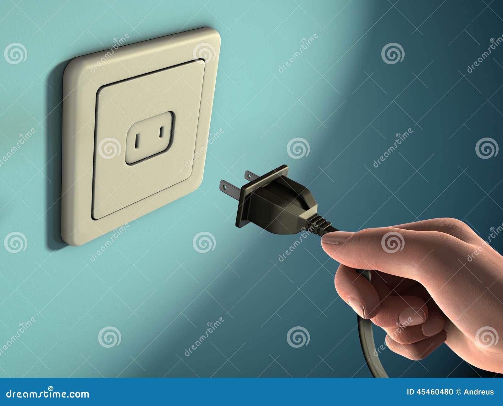 Unplug stock illustration. Illustration of charge, generation - 45460480