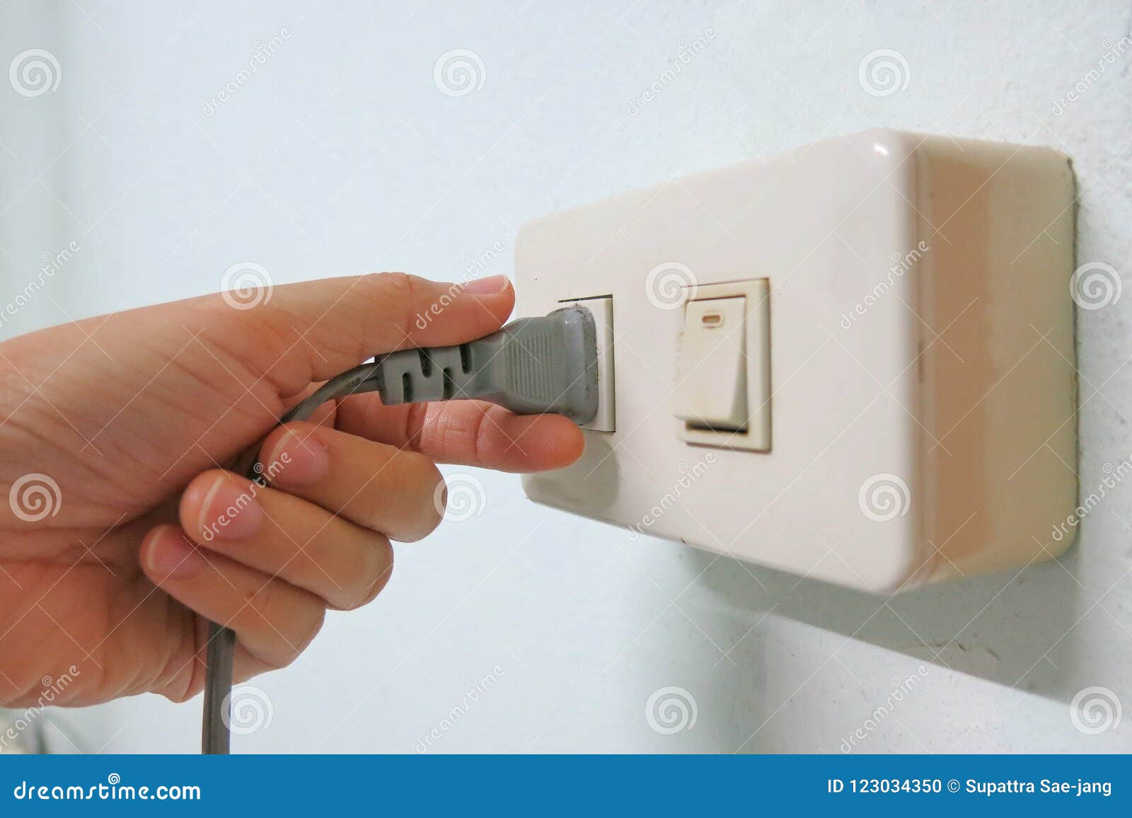 Unplug stock photo. Image of temperature, smart, press - 123034350