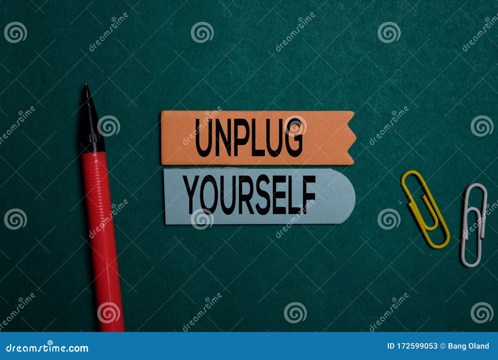 Unplug Yourself, Phrase Meaning Disconnect From Technology Royalty-Free ...