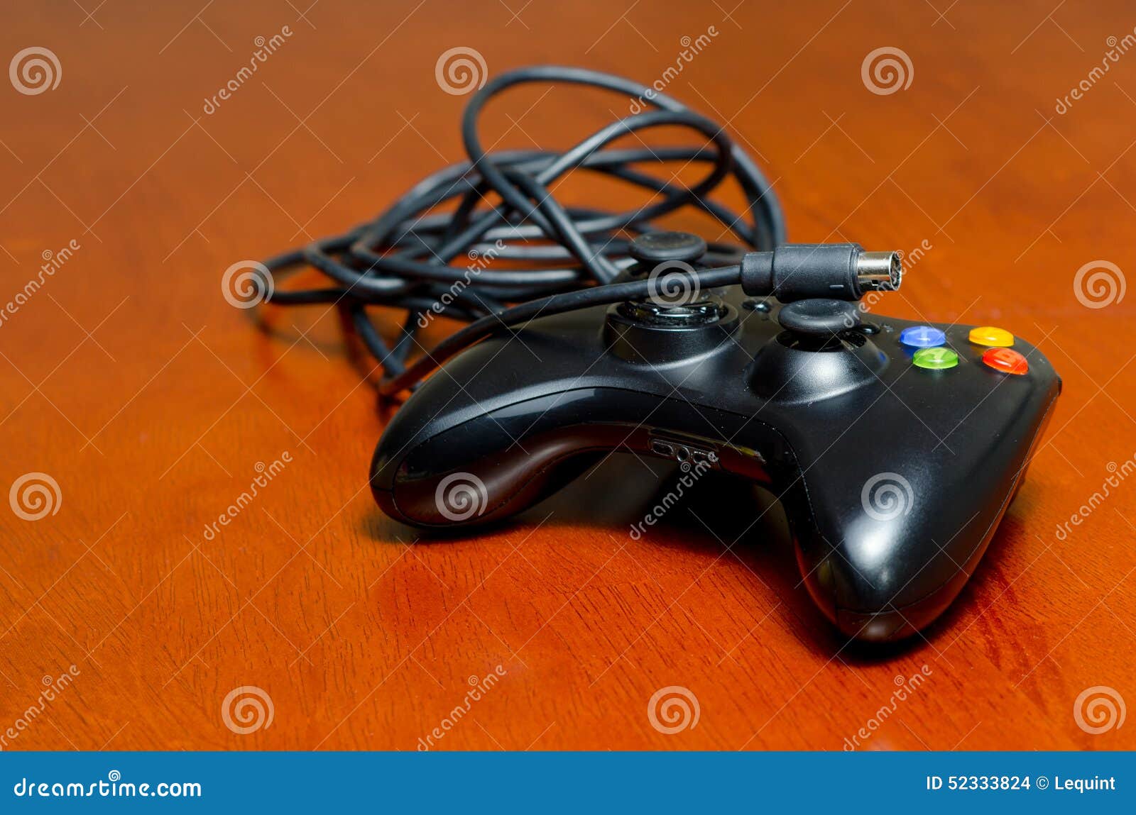 Unplugged Video Game Controller Stock Photo - Image of outdoors, yellow ...