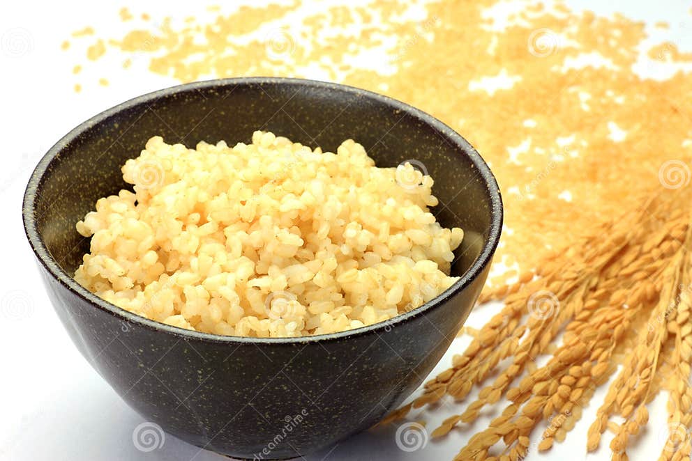 Unpolished rice stock photo. Image of risotto, japan - 27708976
