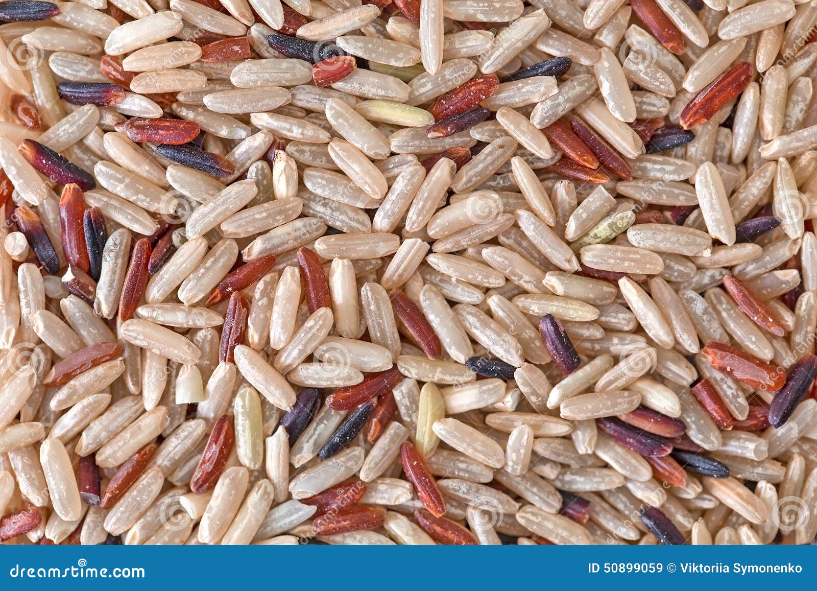 Unpolished Rice Close Up Texture. Stock Image - Image of groats ...
