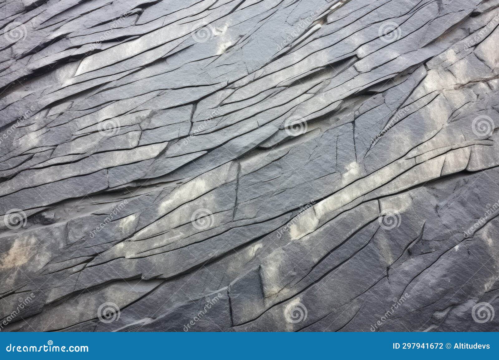 Unpolished Slate With Heavy Grain And Unique Patterns Stock Photography ...