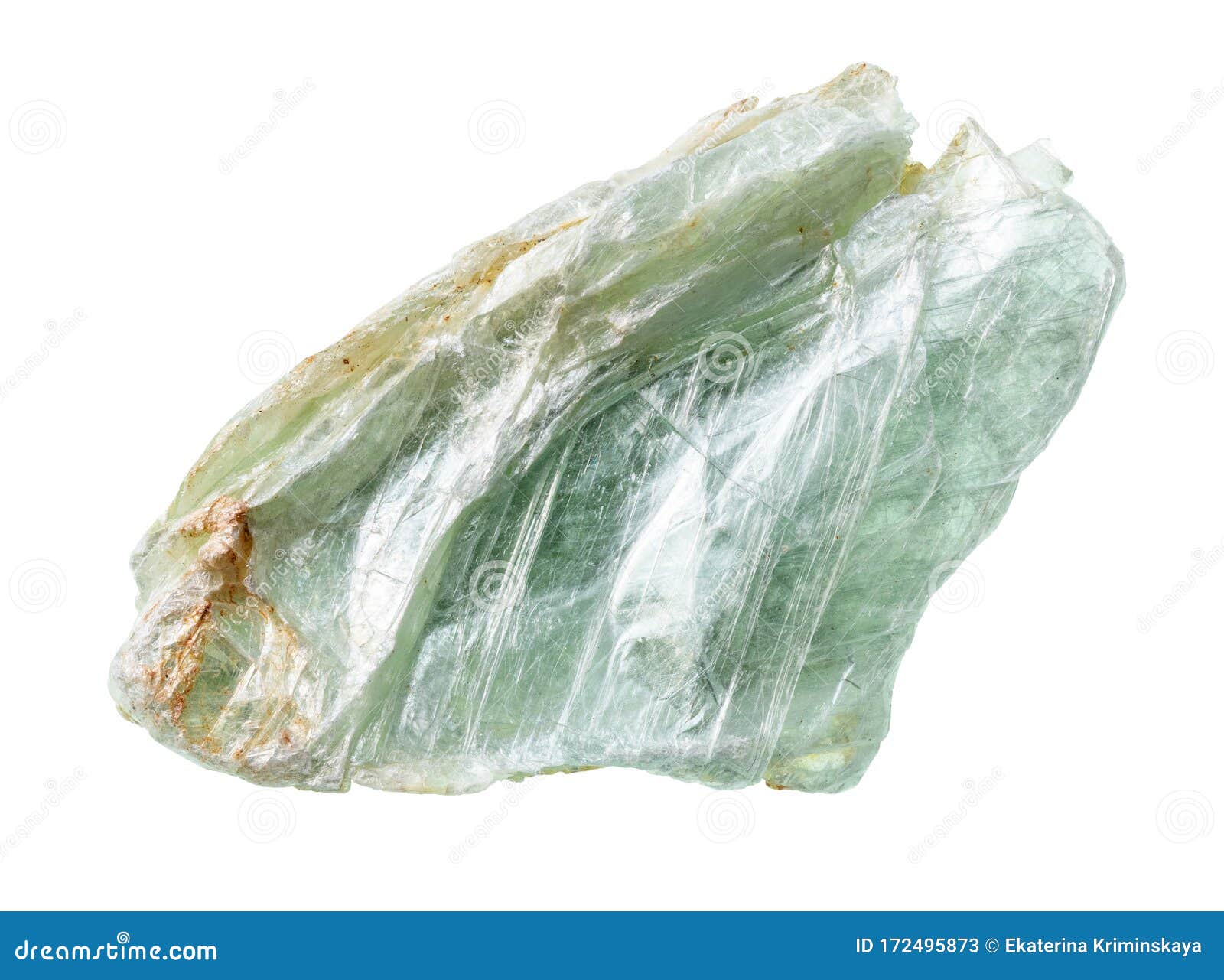 Unpolished Talc Rock Cutout on White Stock Image - Image of ...