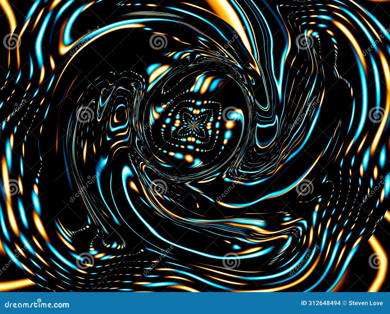 The Unpredictability of Quantum Tunnels Stock Illustration ...