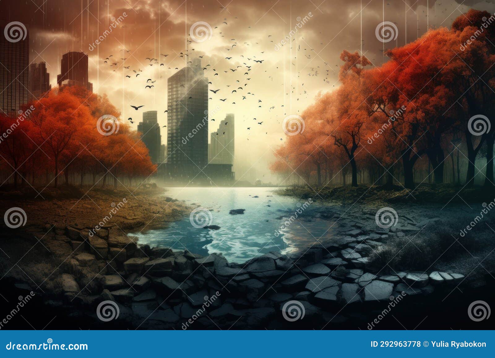 Unpredictable Climate Change. Generate Ai Stock Photo - Image of animal ...