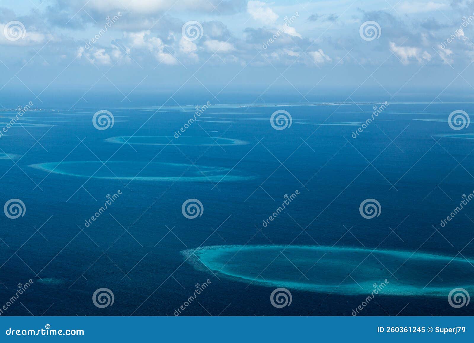 Unpredictable Sea of Clouds of Different Shapes in the Sky Stock Image ...
