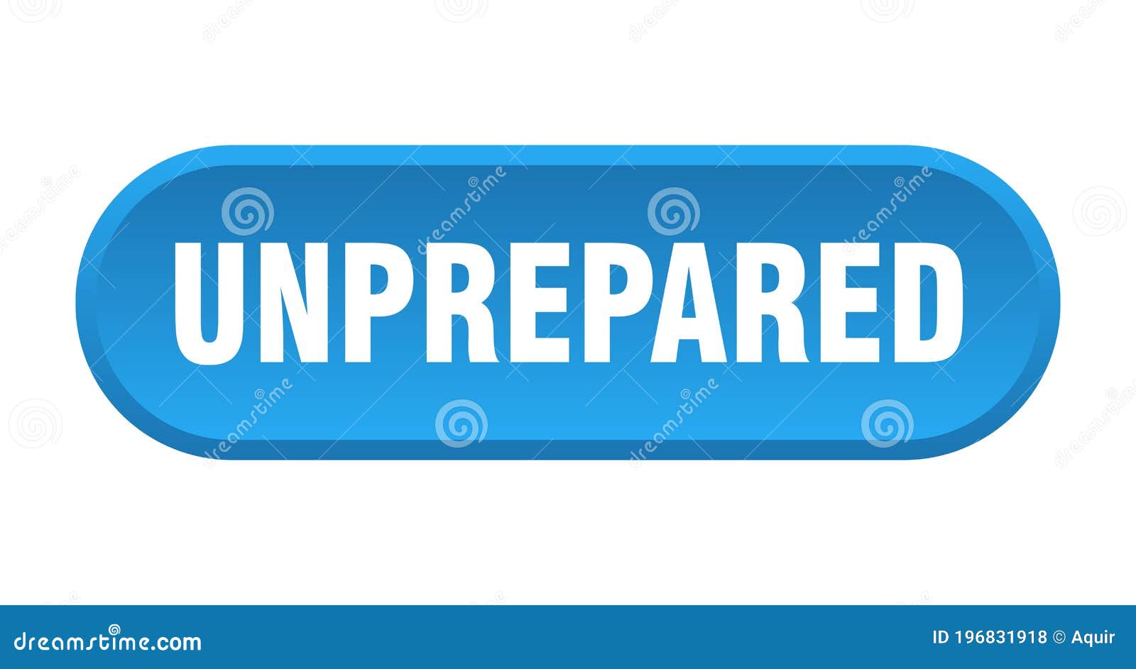 Unprepared button stock vector. Illustration of blue - 196831918