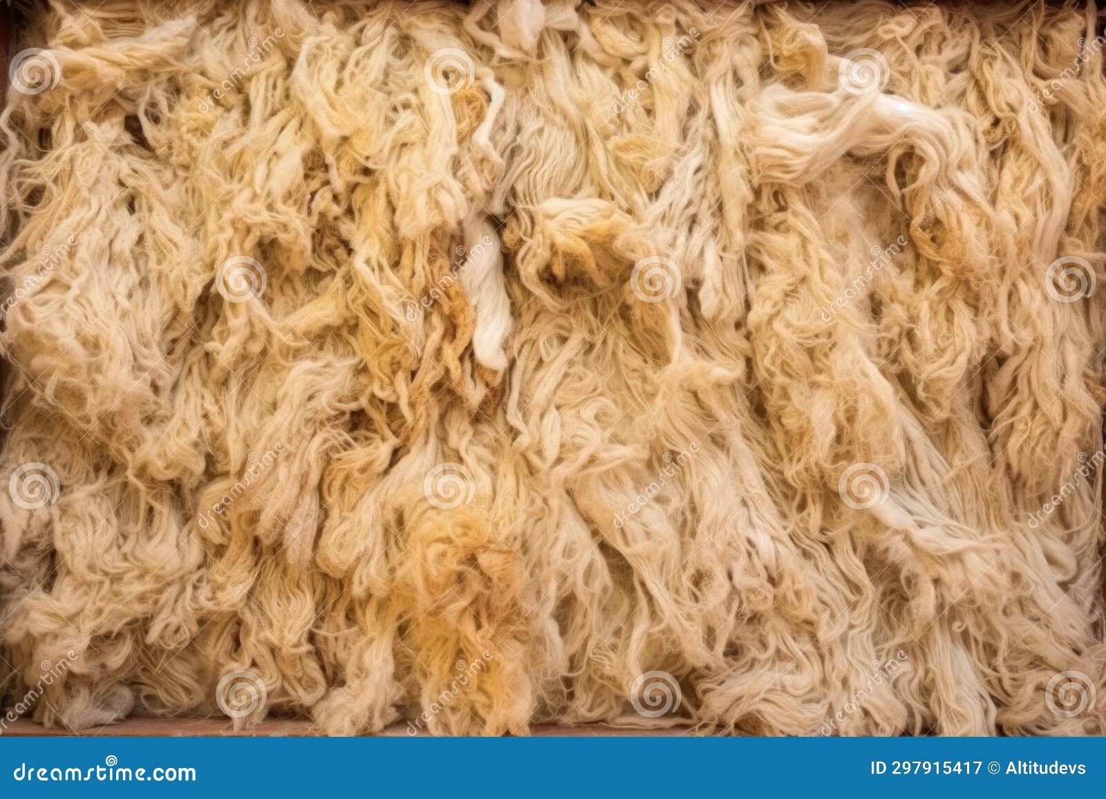Unprocessed Raw Wool Collected from Sheep Stock Image - Image of animal ...