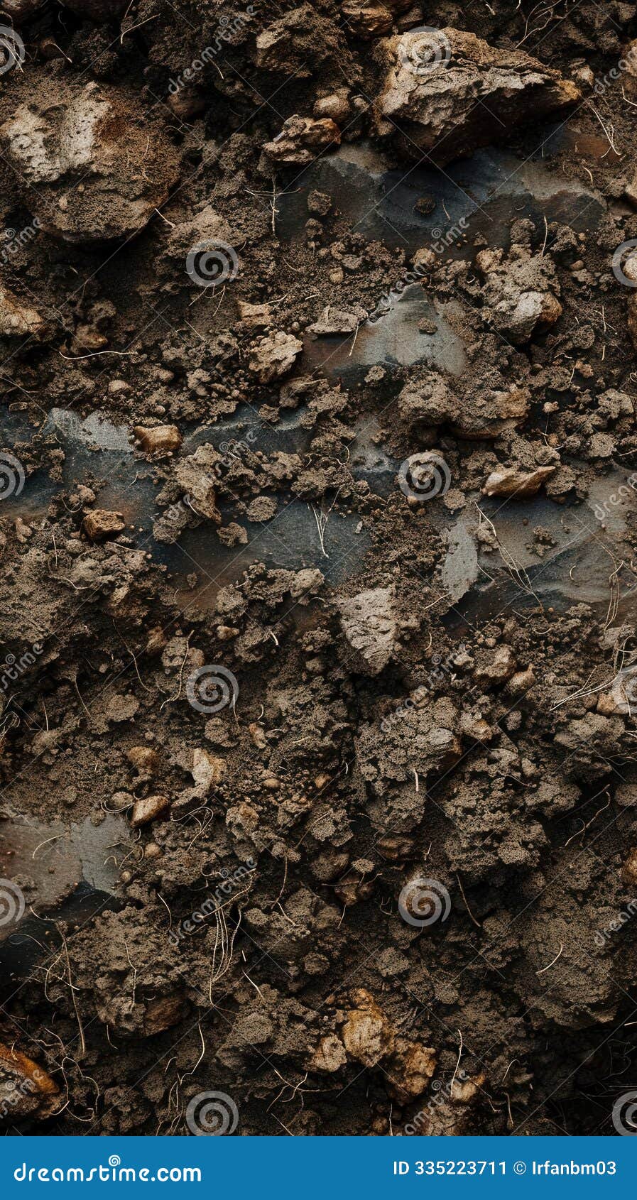 Unproductive Ground. Clumpy, Lumpy, and Poorly Structured Soil, Soil ...