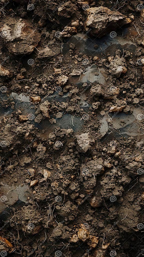 Unproductive Ground. Clumpy, Lumpy, and Poorly Structured Soil, Soil ...