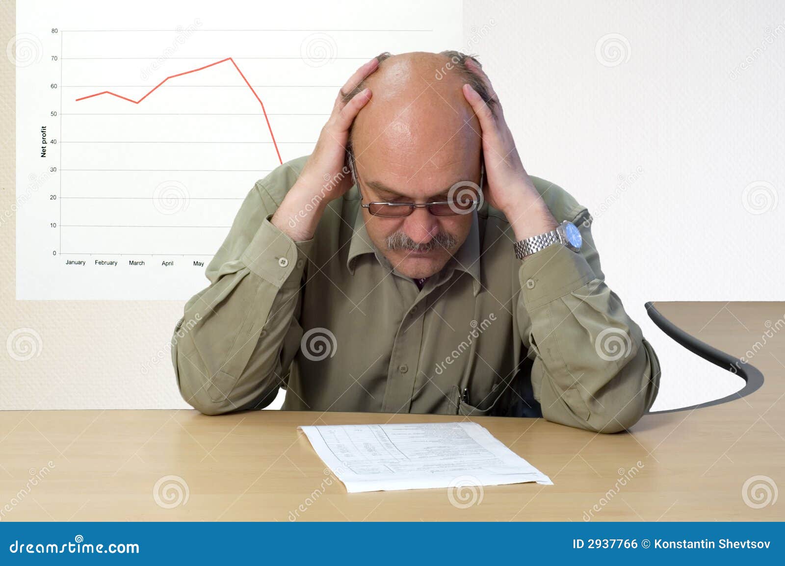 Unprofitable project stock photo. Image of chagrin, beat - 2937766