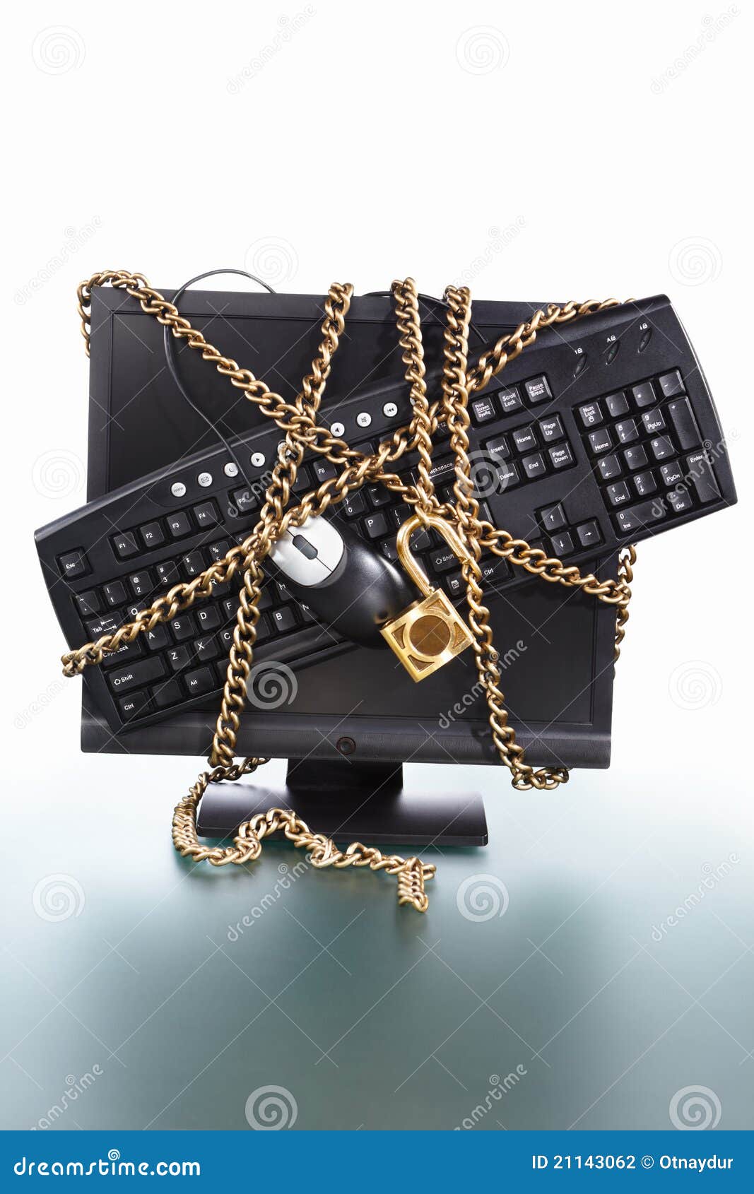 Unprotected computer stock photo. Image of insecure, unprotected - 21143062