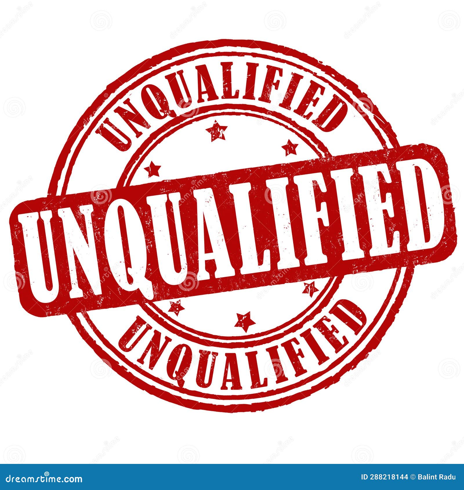 Unqualified Grunge Rubber Stamp Stock Vector - Illustration of skill ...