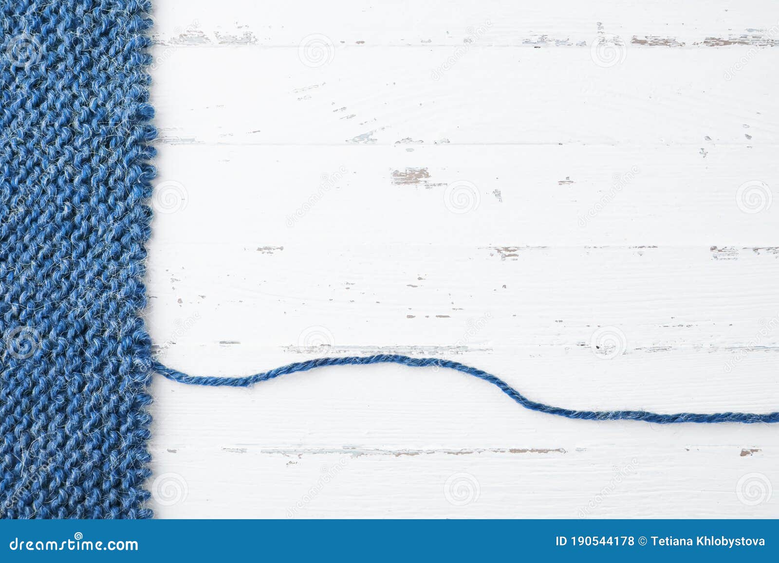 Unravelling Knitted Fabric on White Background Stock Photo - Image of ...