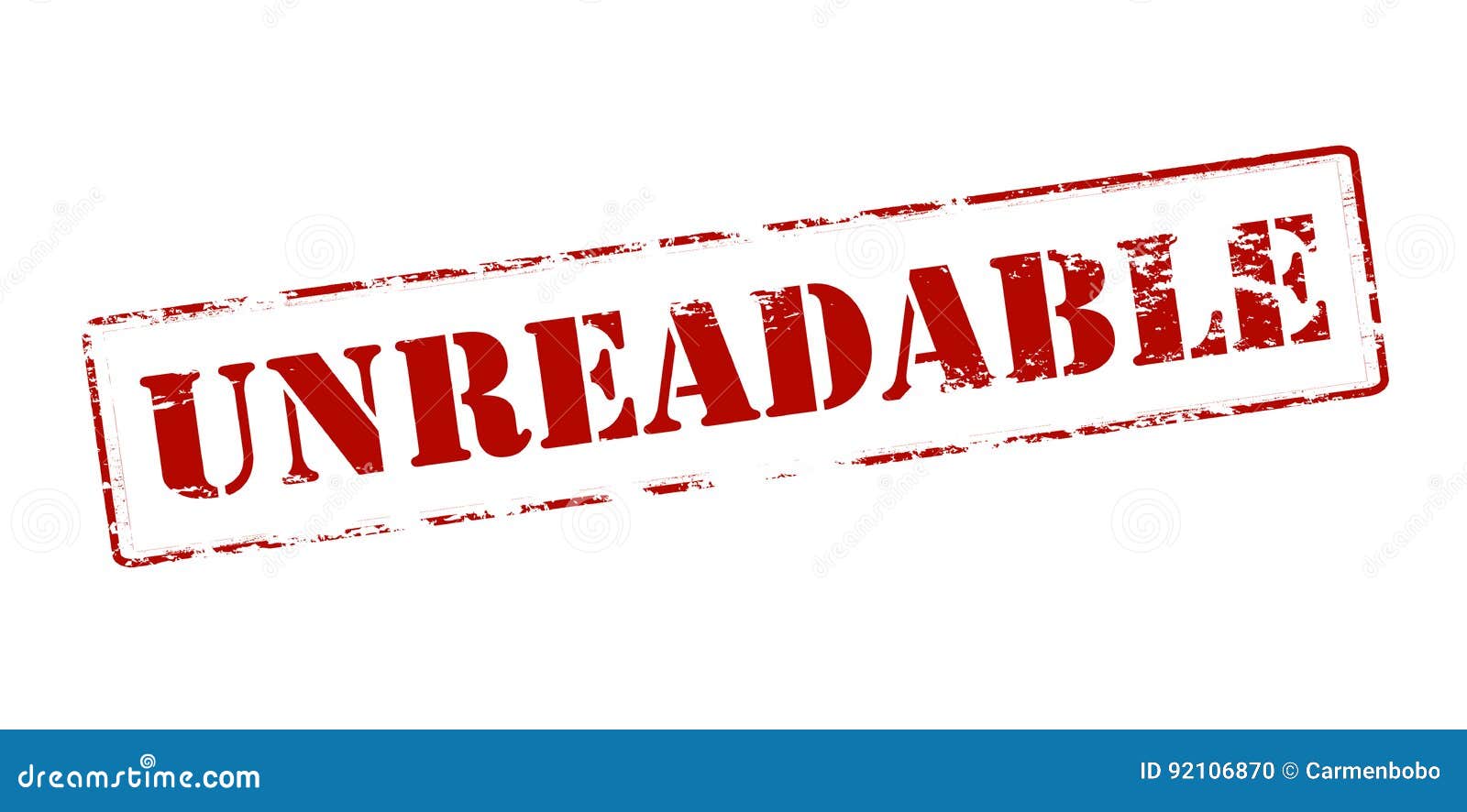 Unreadable stock illustration. Illustration of stamp - 92106870