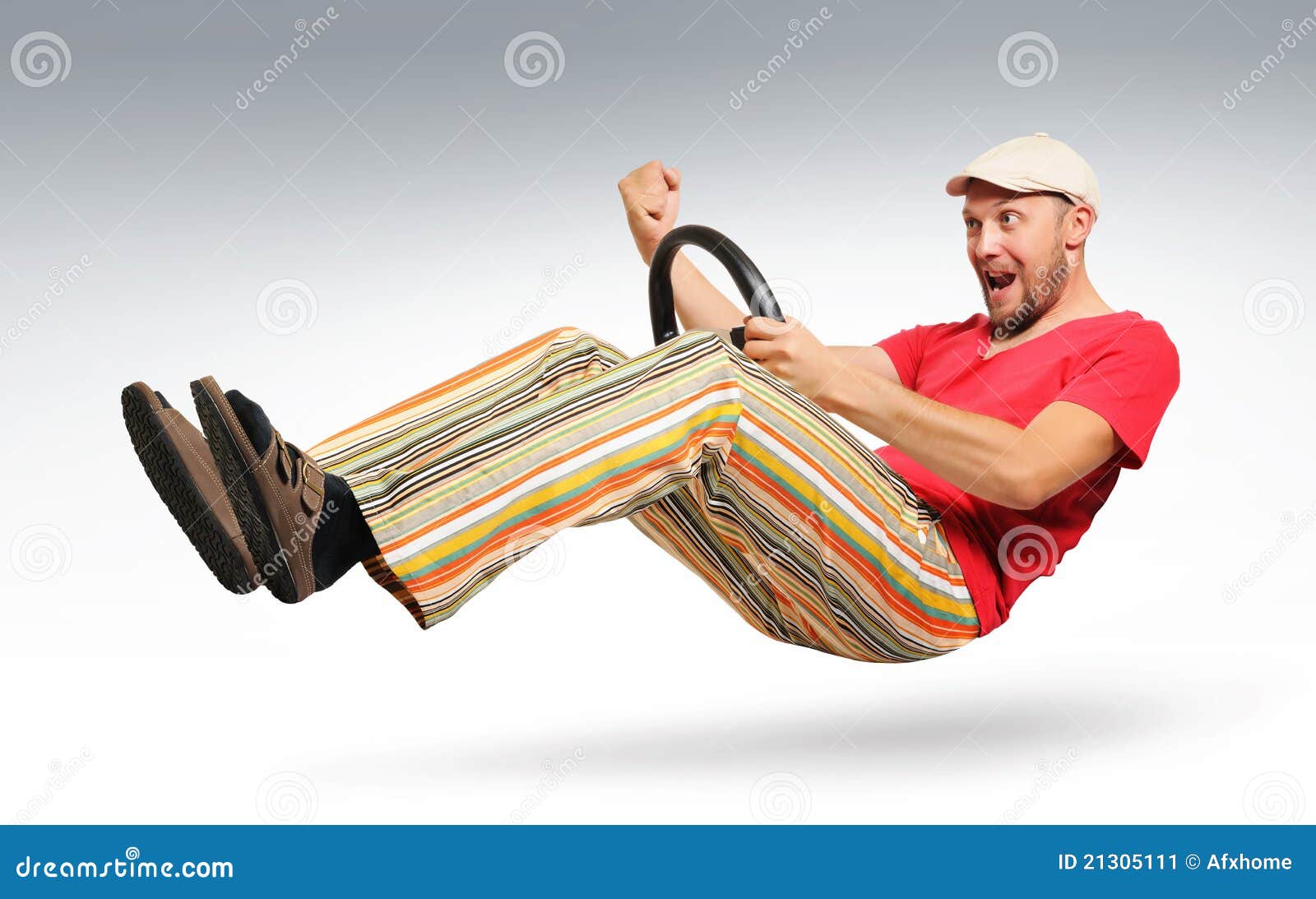 Unreal Bearded Man Car Driver Stock Image - Image of freeway, cool ...