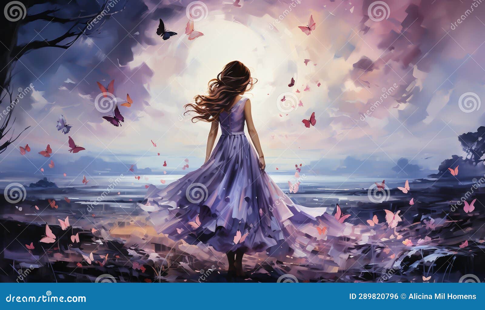 Unreal Landscape in a Fantasy Environment. Dreams Concept Stock Photo ...