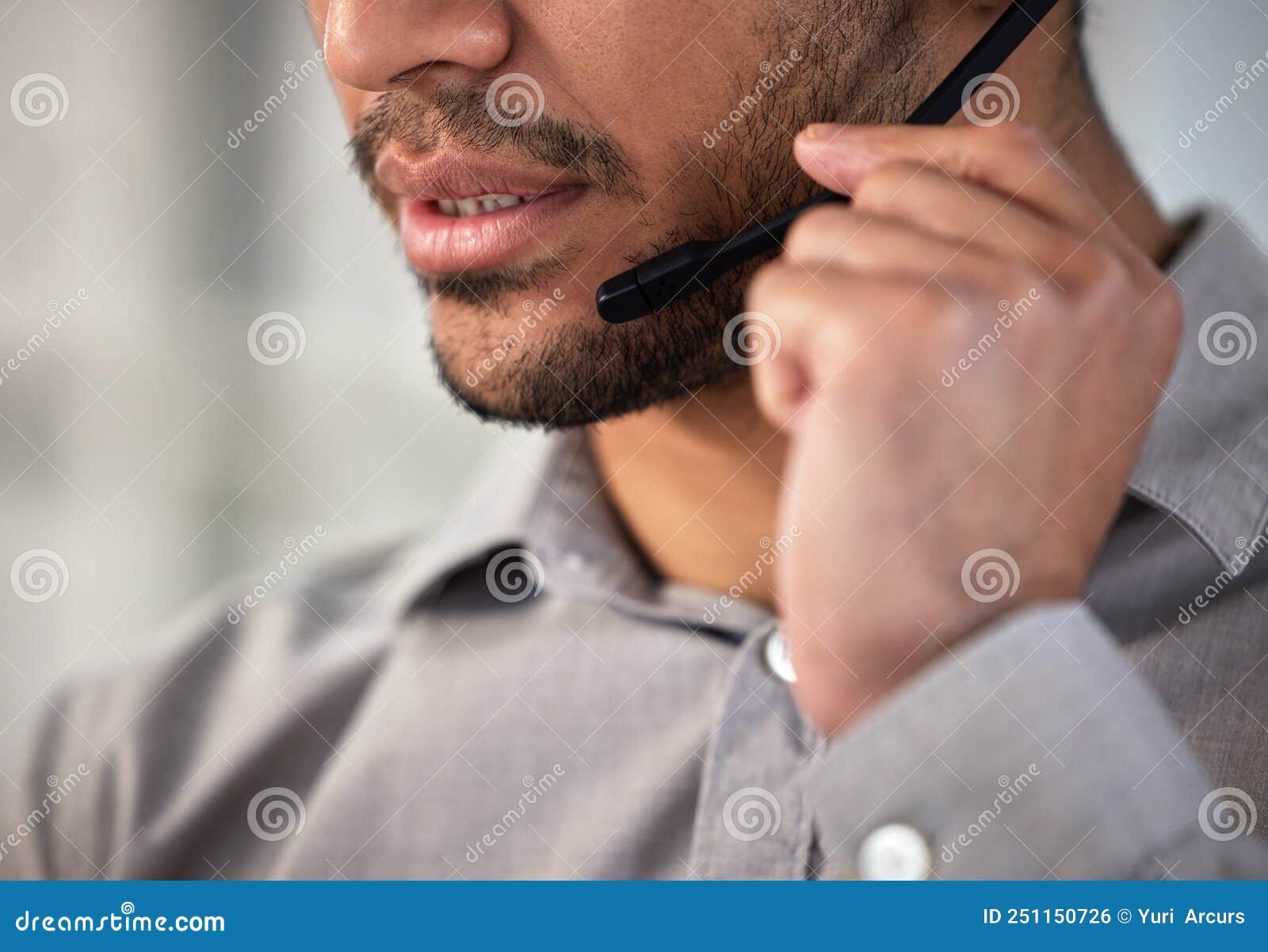 Hello, How May I Help You Today. an Unrecognisable Customer Service ...