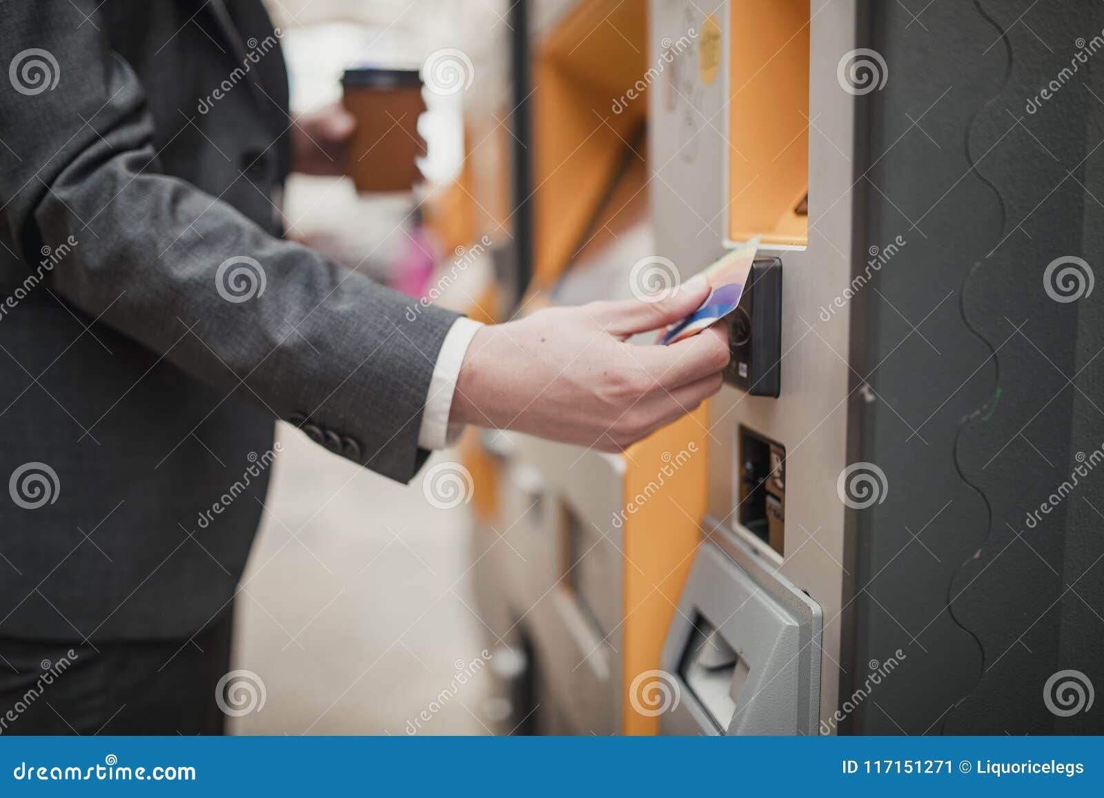 Paying for the Train Ticket Stock Image - Image of payment, journey ...