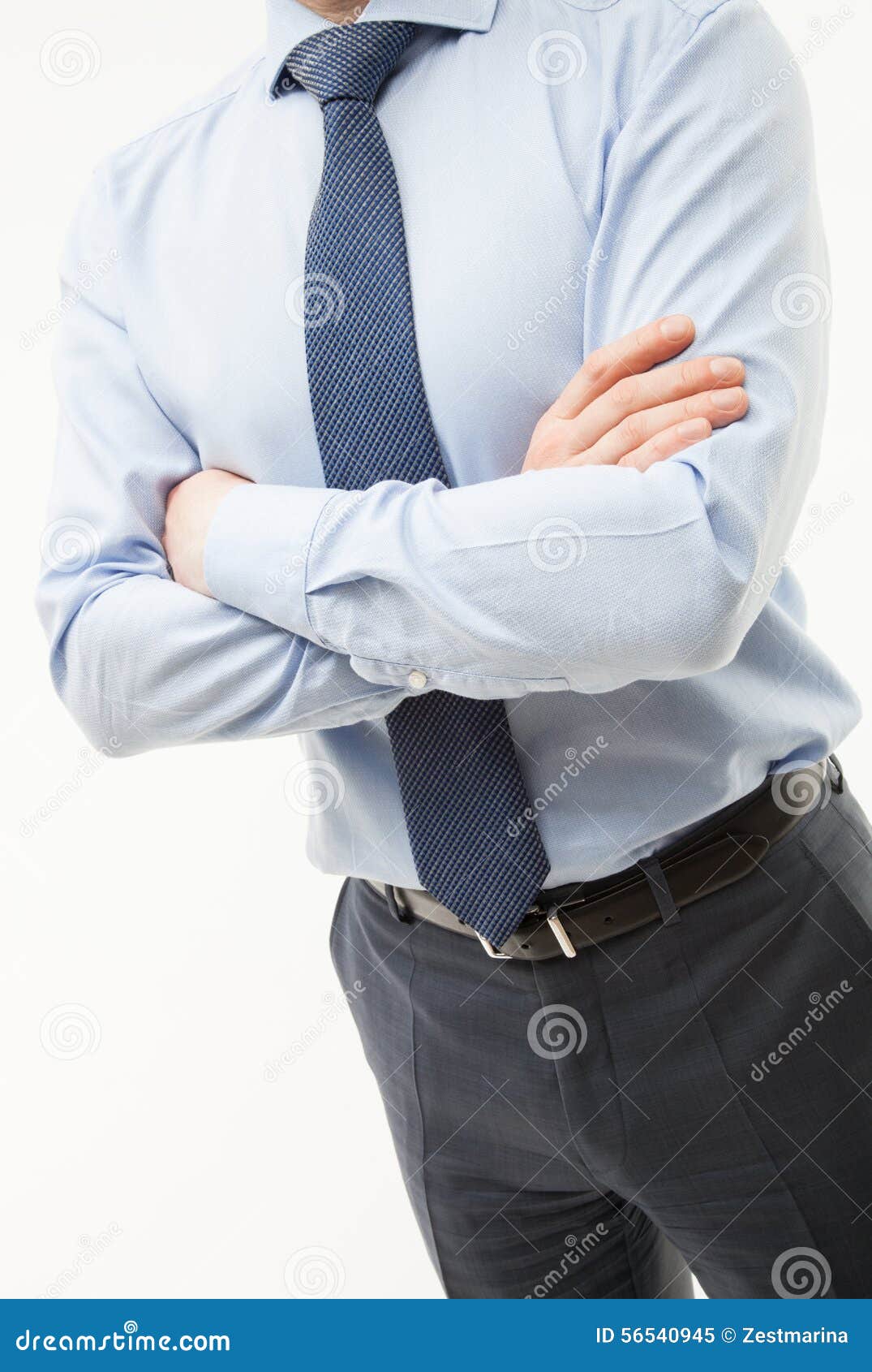 Unrecognizable Businessman Standing in a Pending Pose Stock Image ...