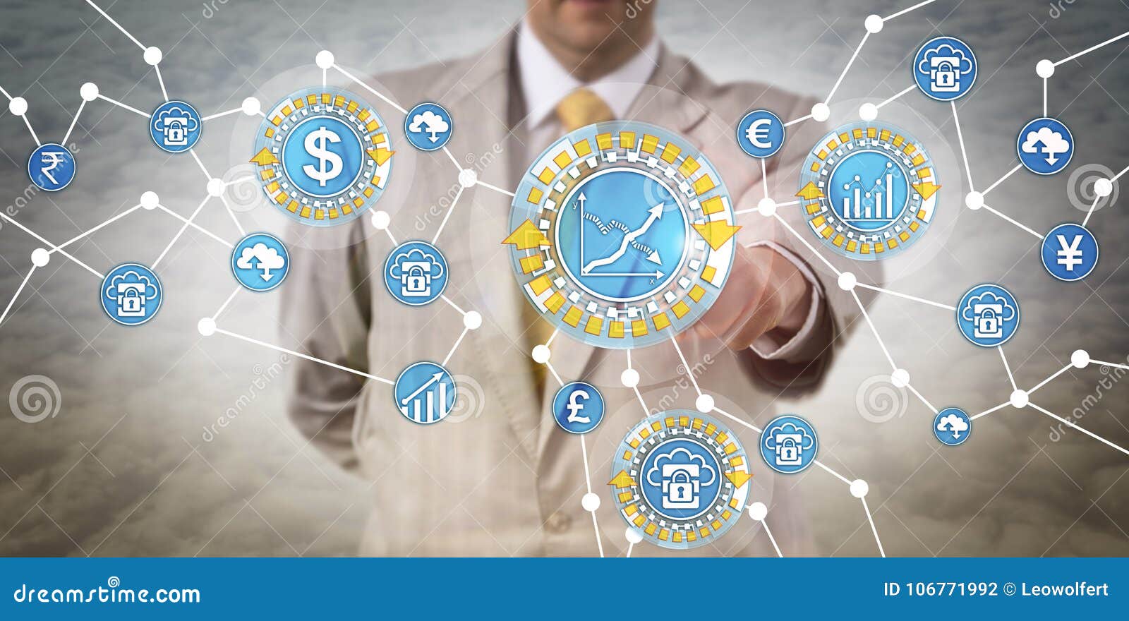 Male Manager Evaluating Cost of Cloud Computing Stock Photo - Image of ... Male Manager Evaluating Cost of Cloud Computing Stock Photo - Image of ...