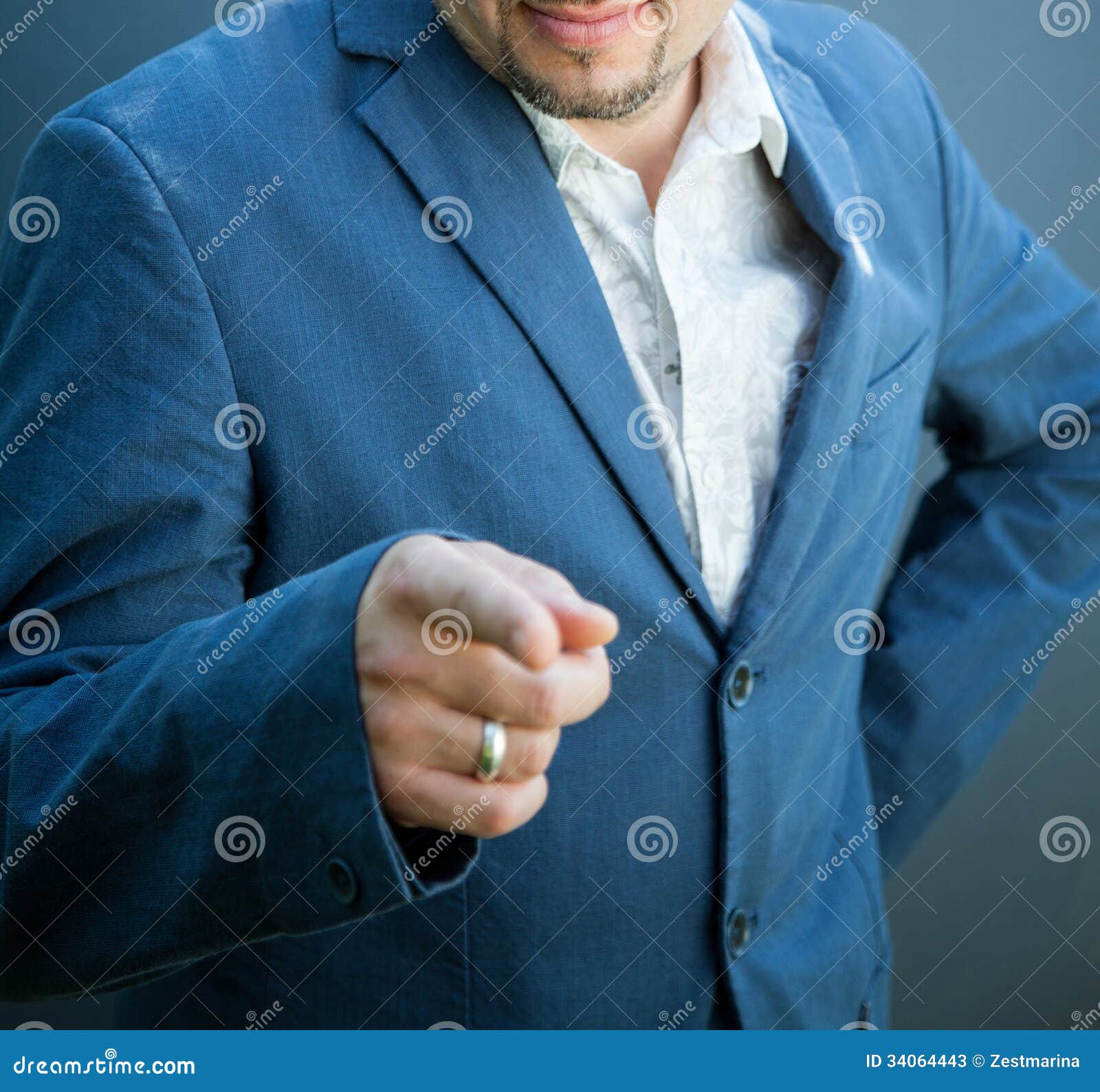 Unrecognizable Smiling Businessman Stock Image - Image of body, manager ...
