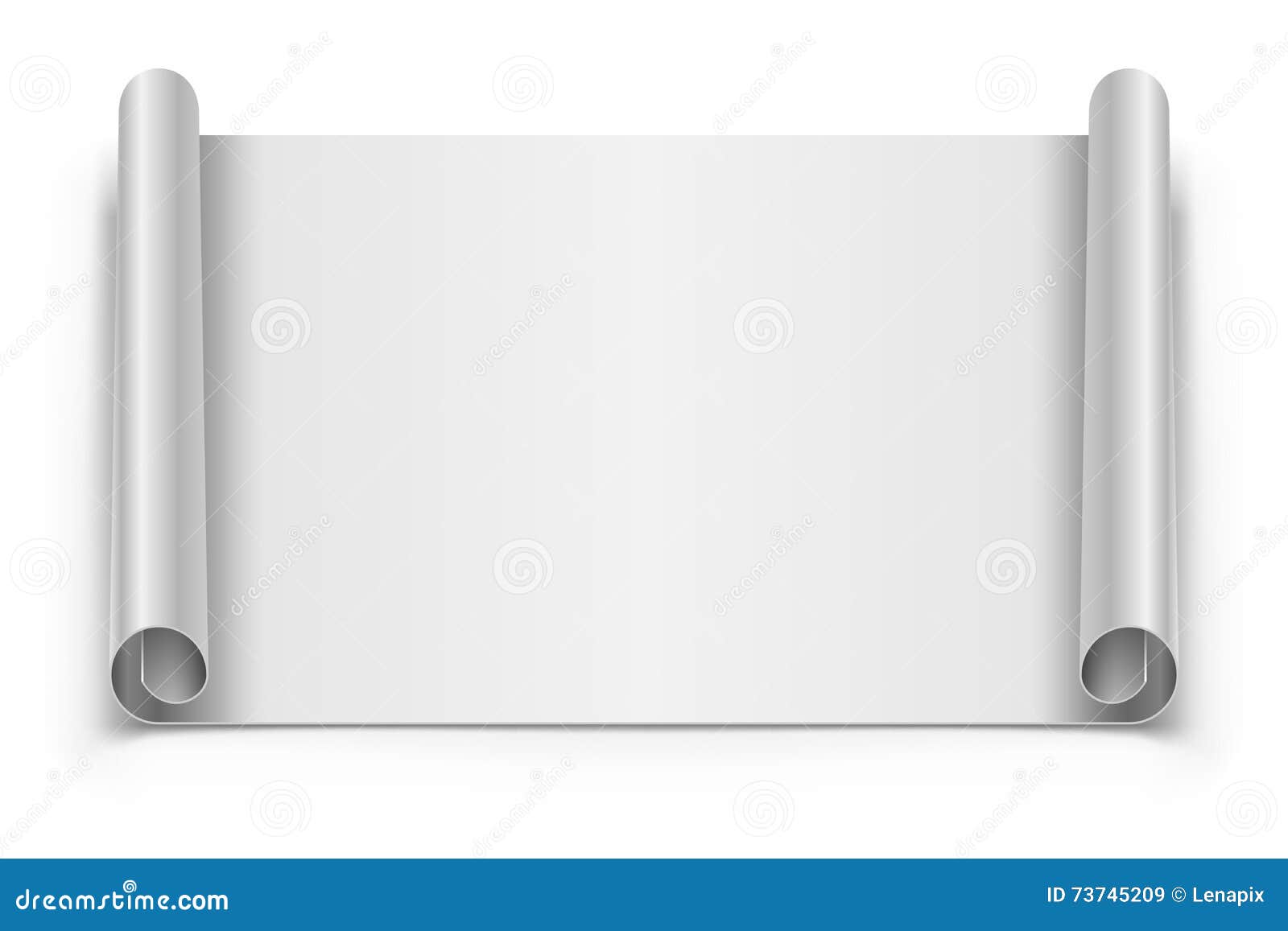 Unrolled Map Paper Sheet Template Stock Vector - Illustration of icon ...