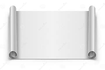 Unrolled Map Paper Sheet Template Stock Vector - Illustration of icon ...