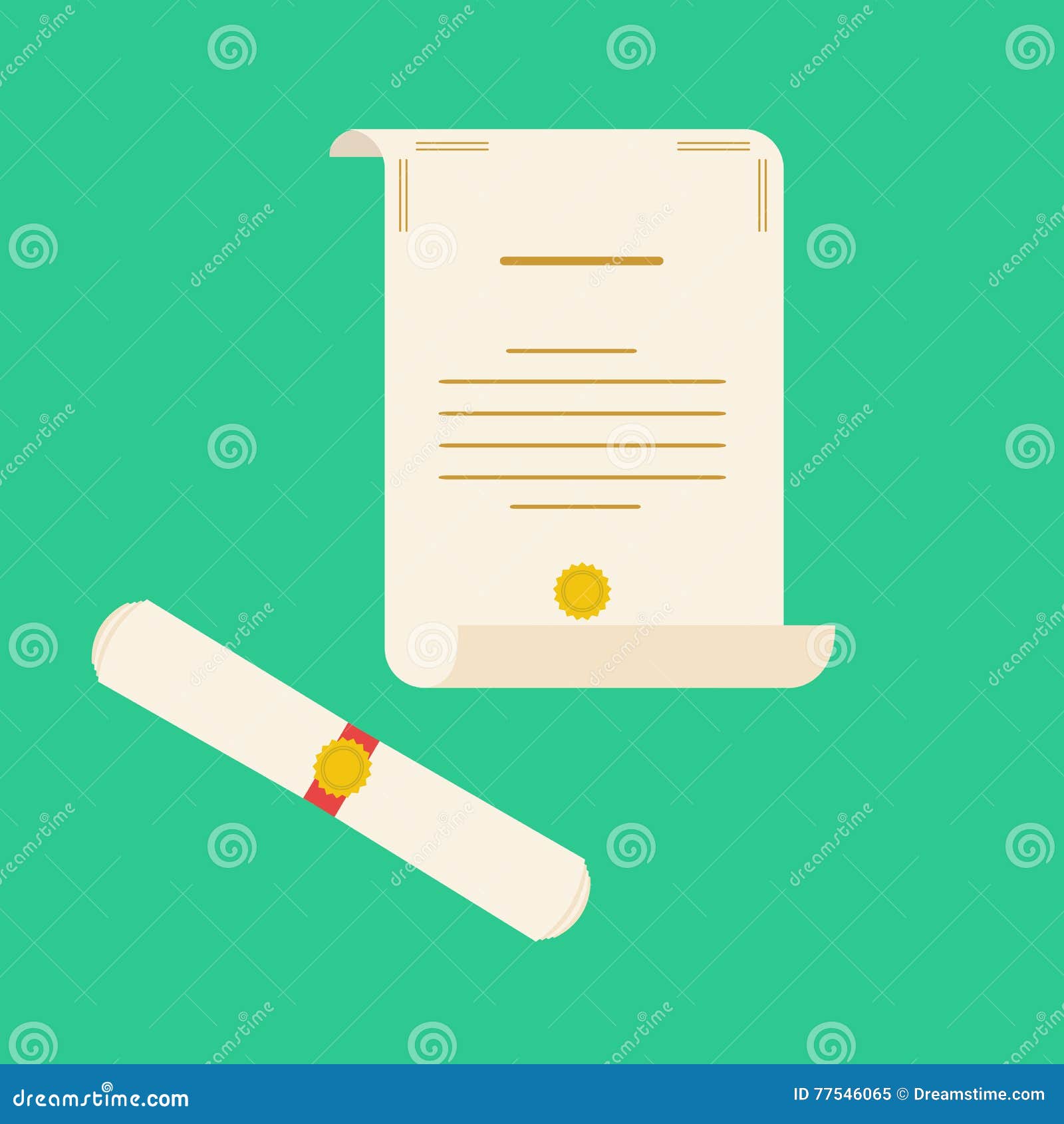 Diploma Paper Icon Stock Illustrations – 15,742 Diploma Paper Icon ...