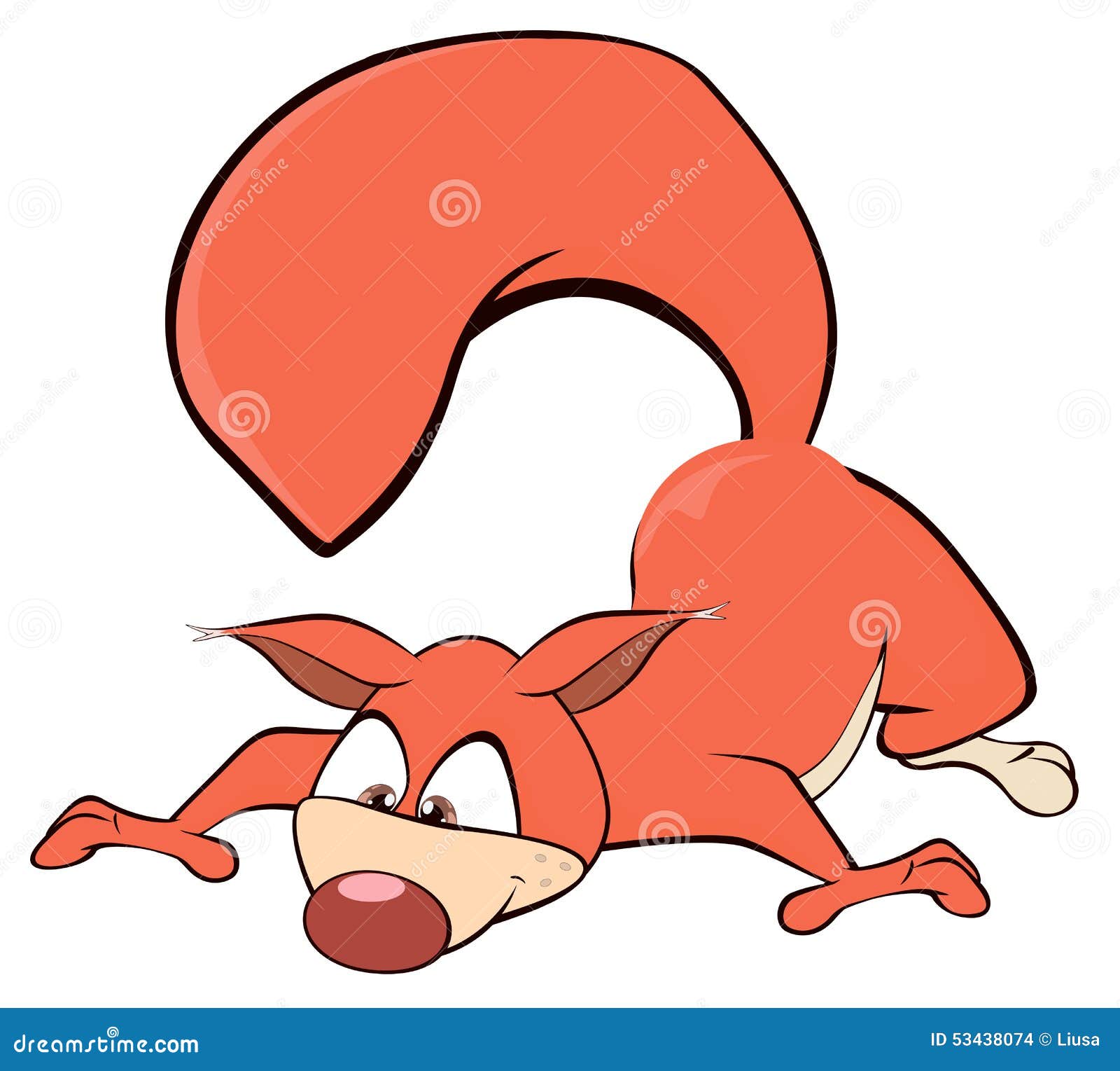 Uns Desenhos Animados Do Esquilo Ilustração do Vetor - Ilustração de ...