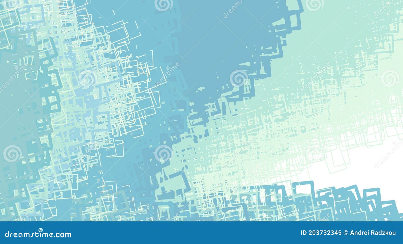 Unsaturated Light Bluish Green Abstraction. Vector Graphics Stock ...