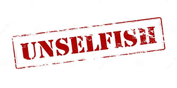 Unselfish stock de ilustración. Ilustración de impersonal - 92090395