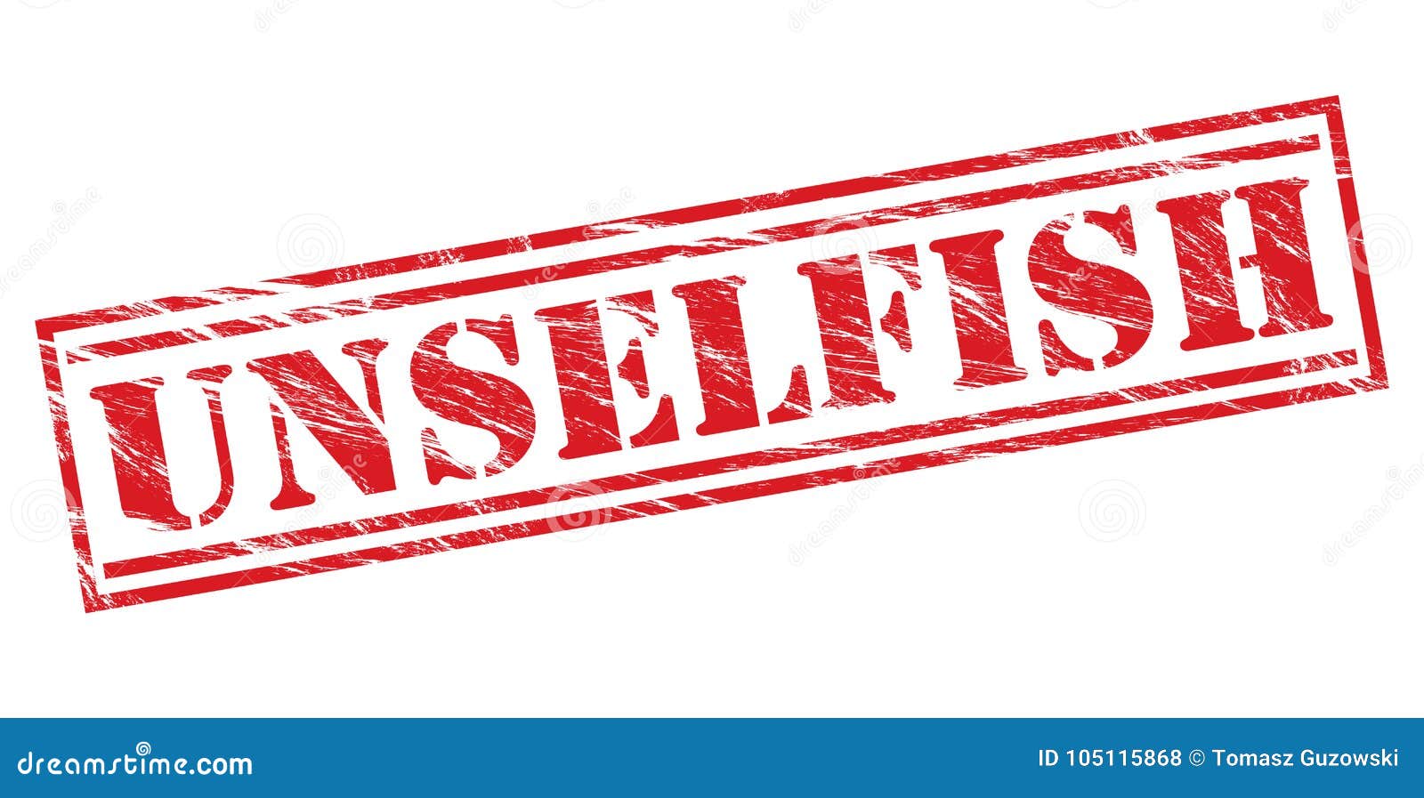 Unselfish red stamp stock illustration. Illustration of stamp - 105115868