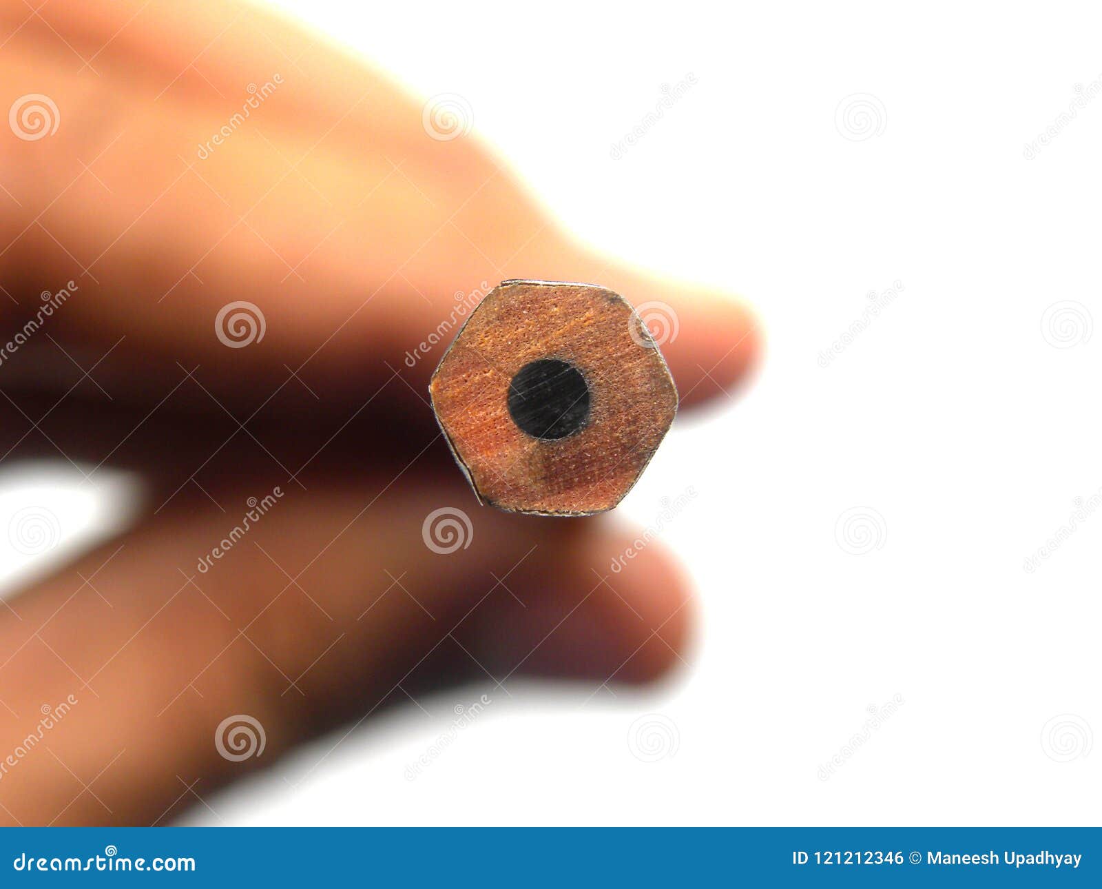 Unsharpened pencil head stock photo. Image of business - 121212346