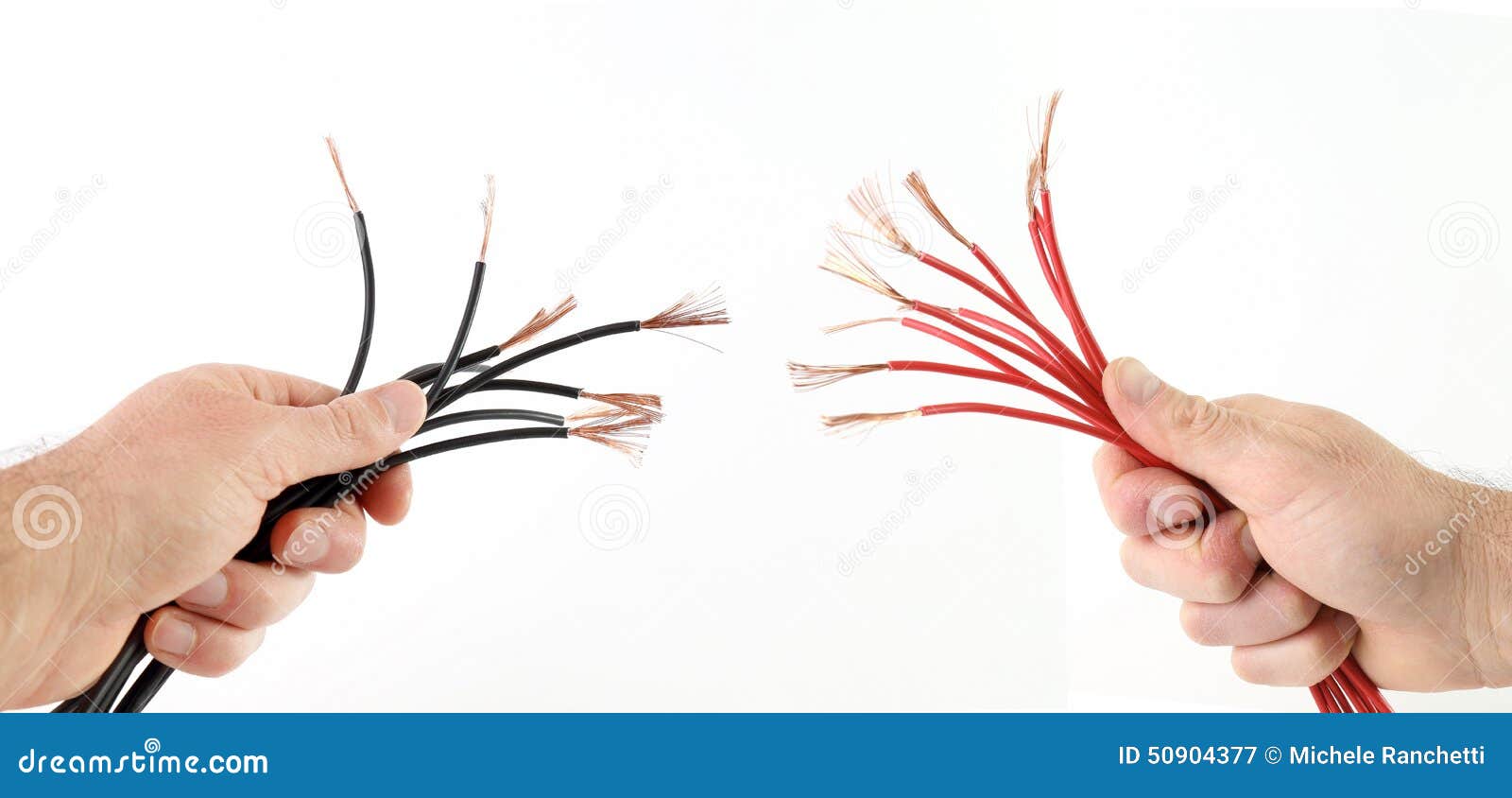 Unsheathed wires stock image. Image of electrical, control - 50904377
