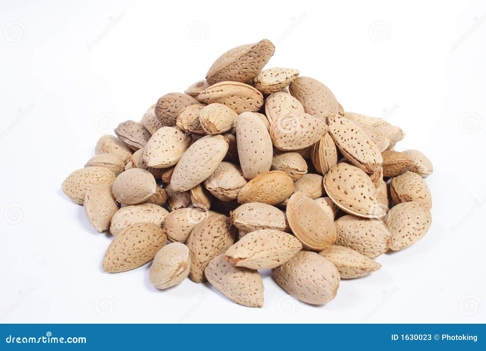 Unshelled Almonds stock image. Image of salted, shell - 1630023