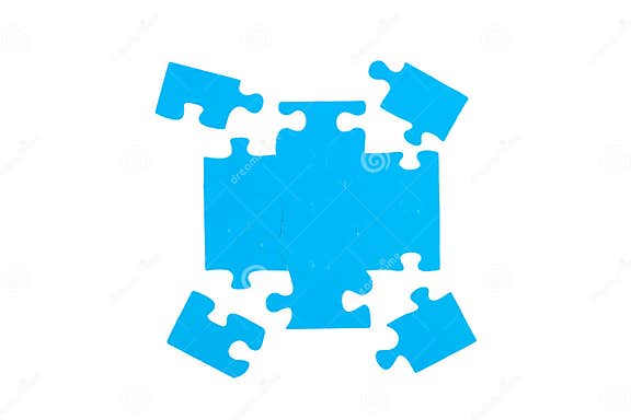 Unsolved puzzle. stock photo. Image of group, path, match - 21420276