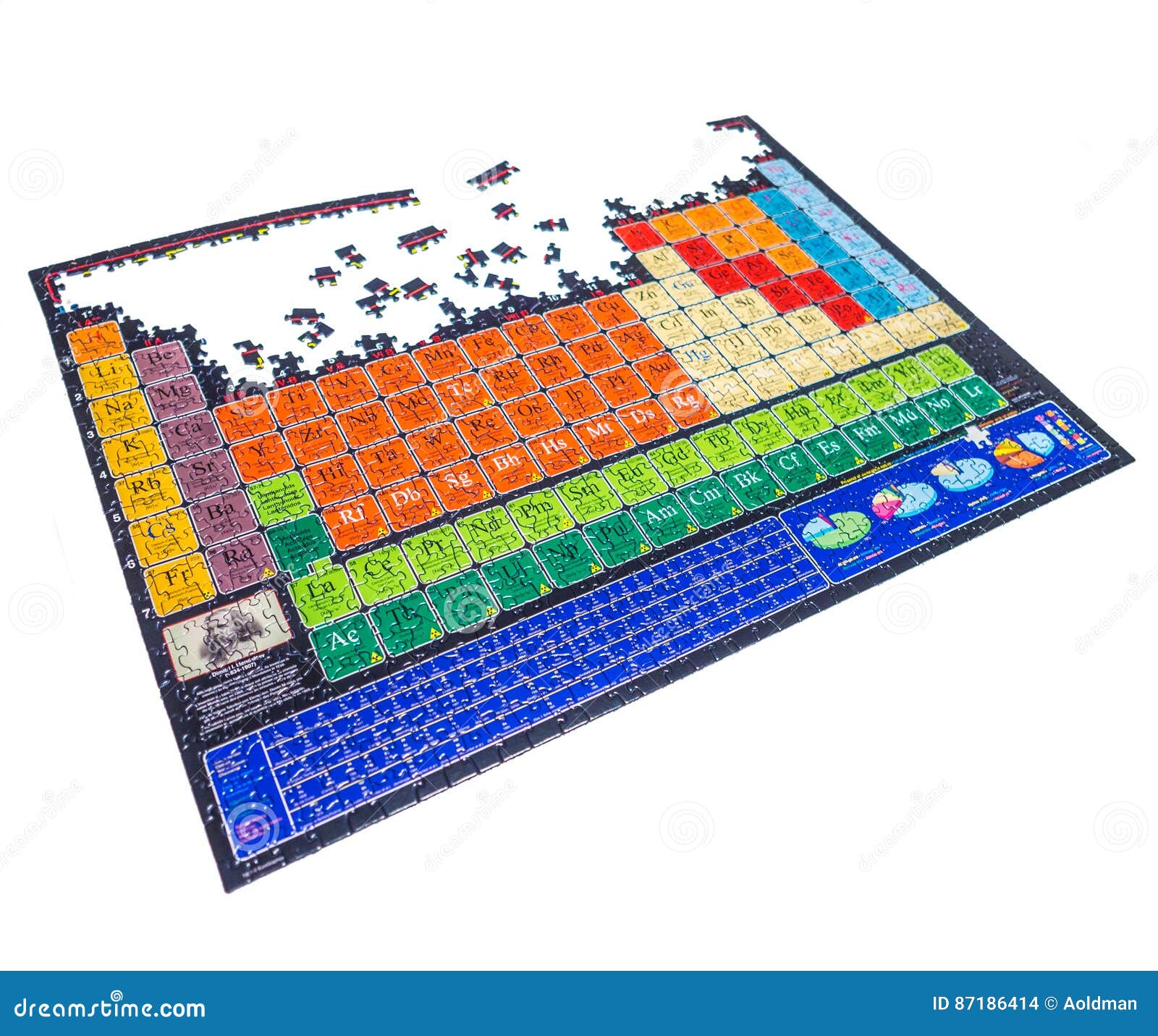 Unsolved Puzzle of the Chemical Periodic Table Stock Illustration ...