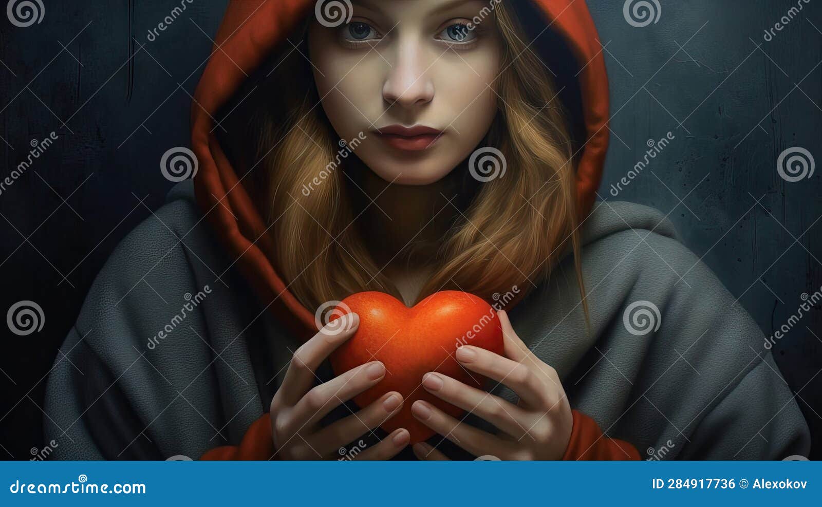 Unsolved Question: the Answer is Love AI Generated Stock Illustration ...