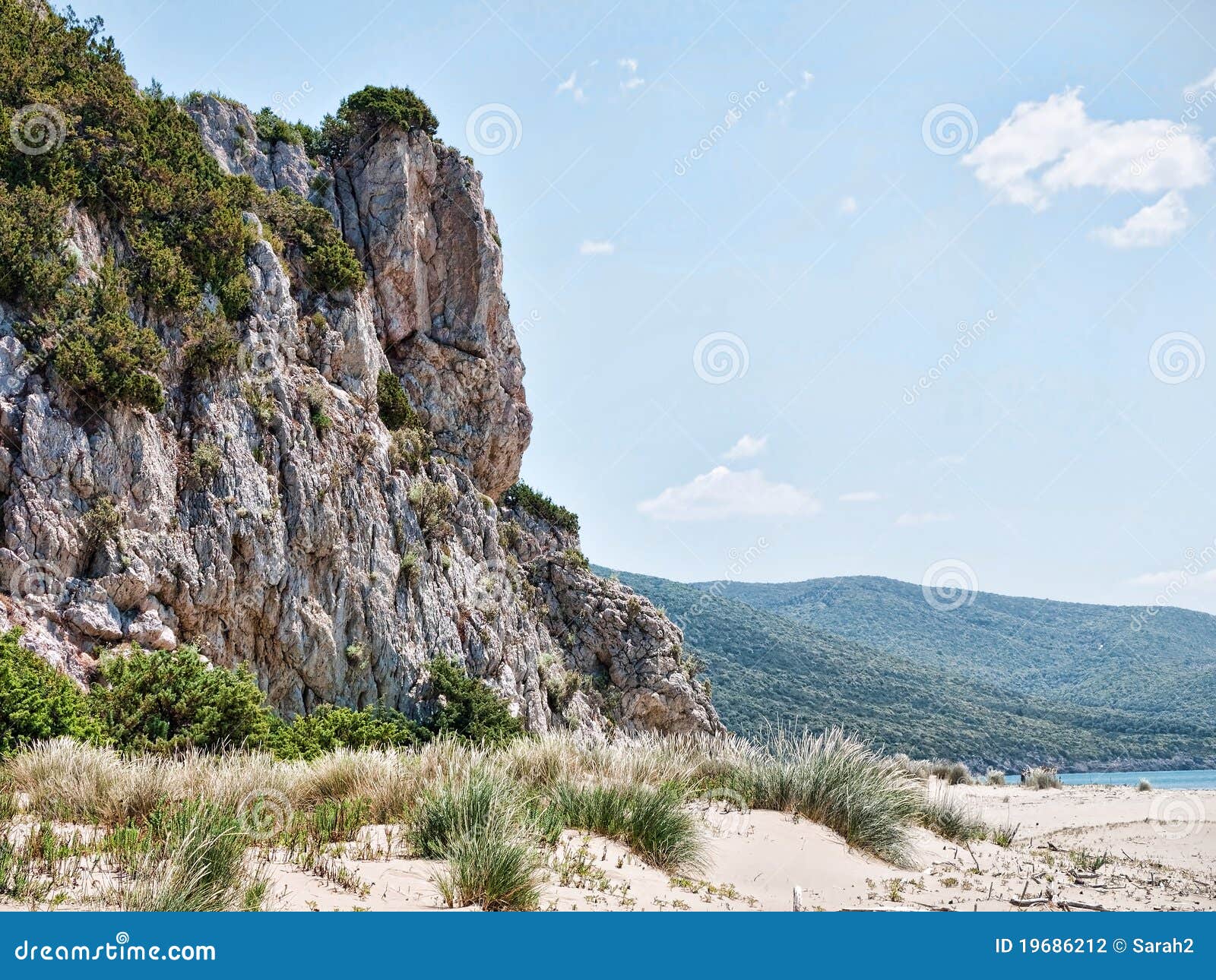 Unspoilt Rocky Cliff Coastline Stock Photo - Image of sand, rugged ...