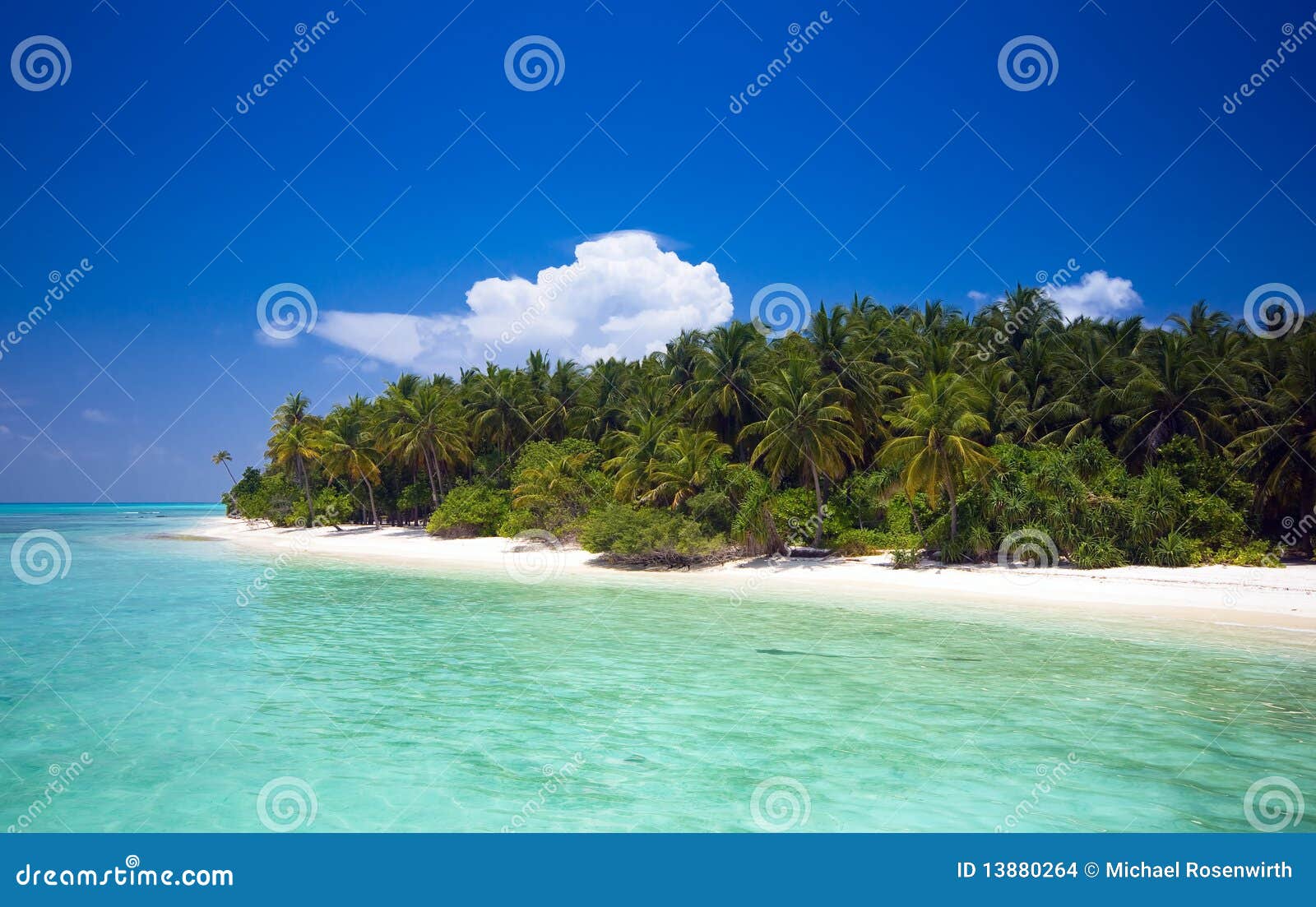 Unspoilt tropical island stock photo. Image of shore - 13880264