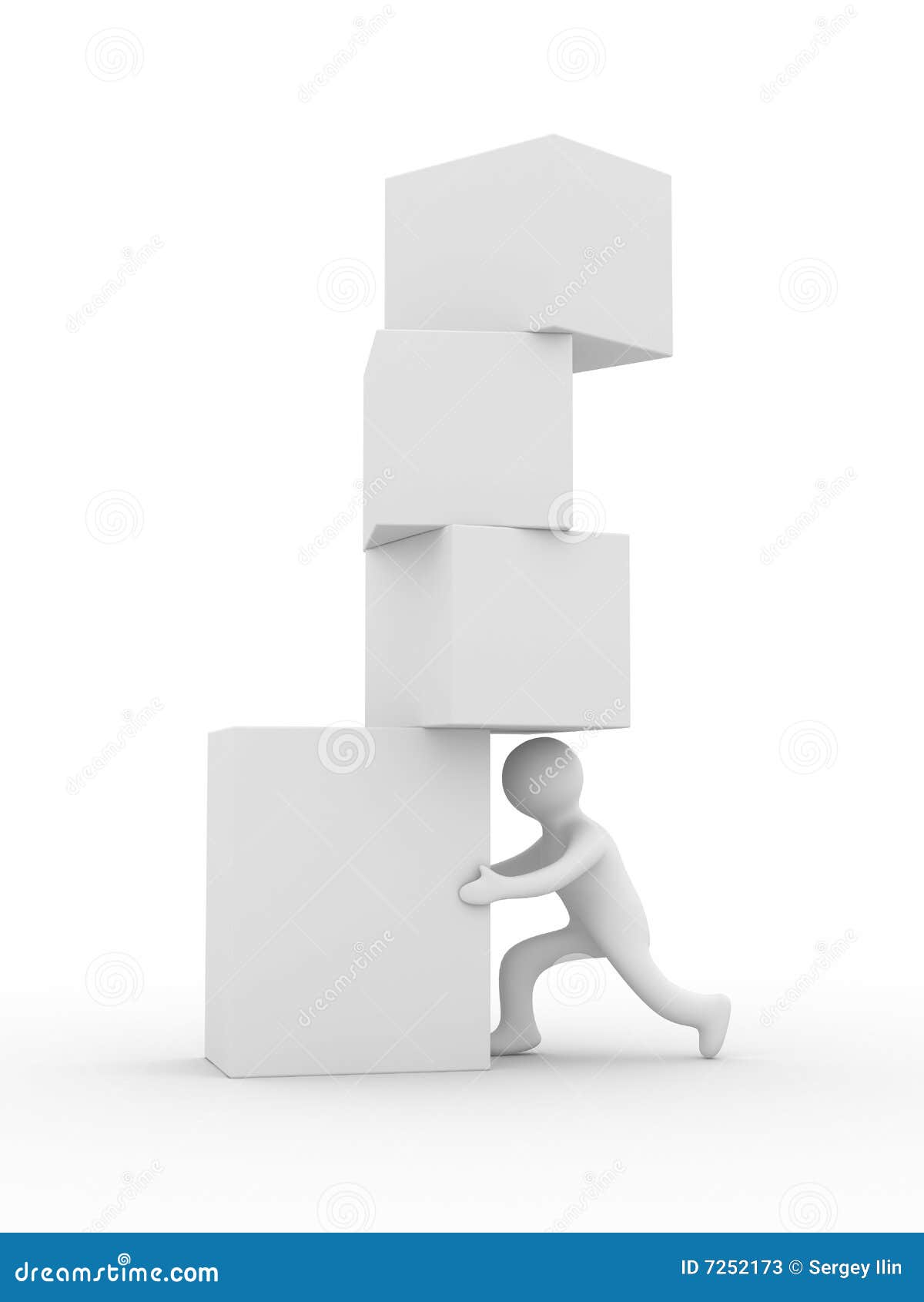 Unstable Balance. Royalty-Free Stock Photo | CartoonDealer.com #7252173