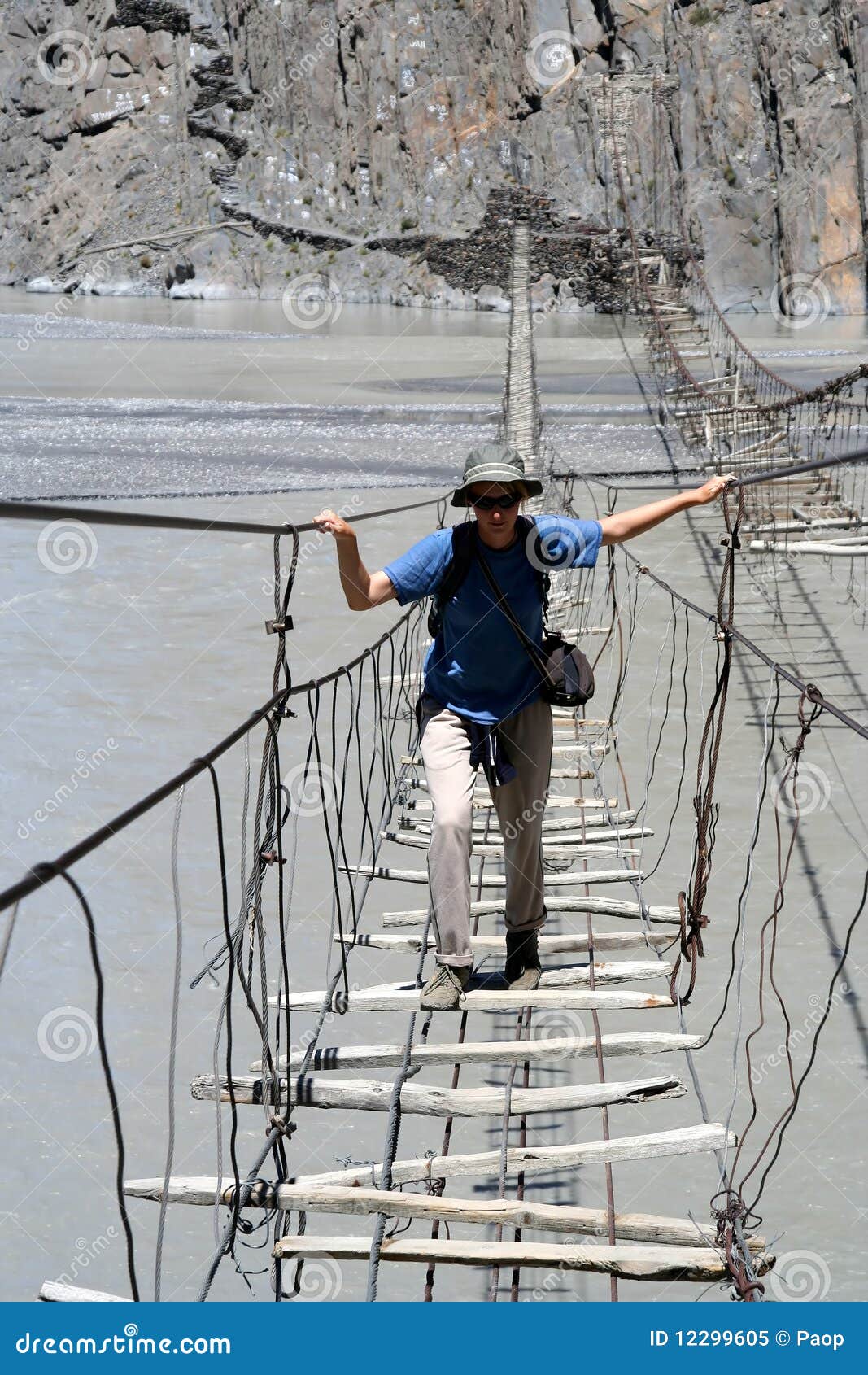 Unstable Bridge Royalty Free Stock Photo - Image: 12299605