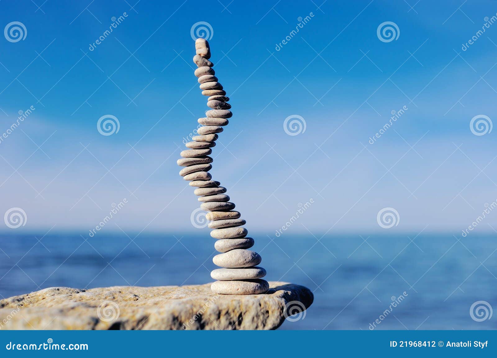 Unstable Equilibrium stock photo. Image of mineral, coast - 21968412