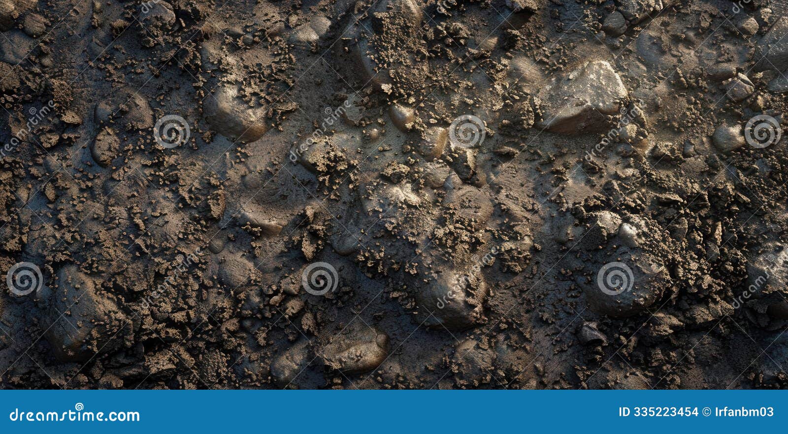 Unstable Ground. Chaotic Soil Texture Concept Stock Illustration ...